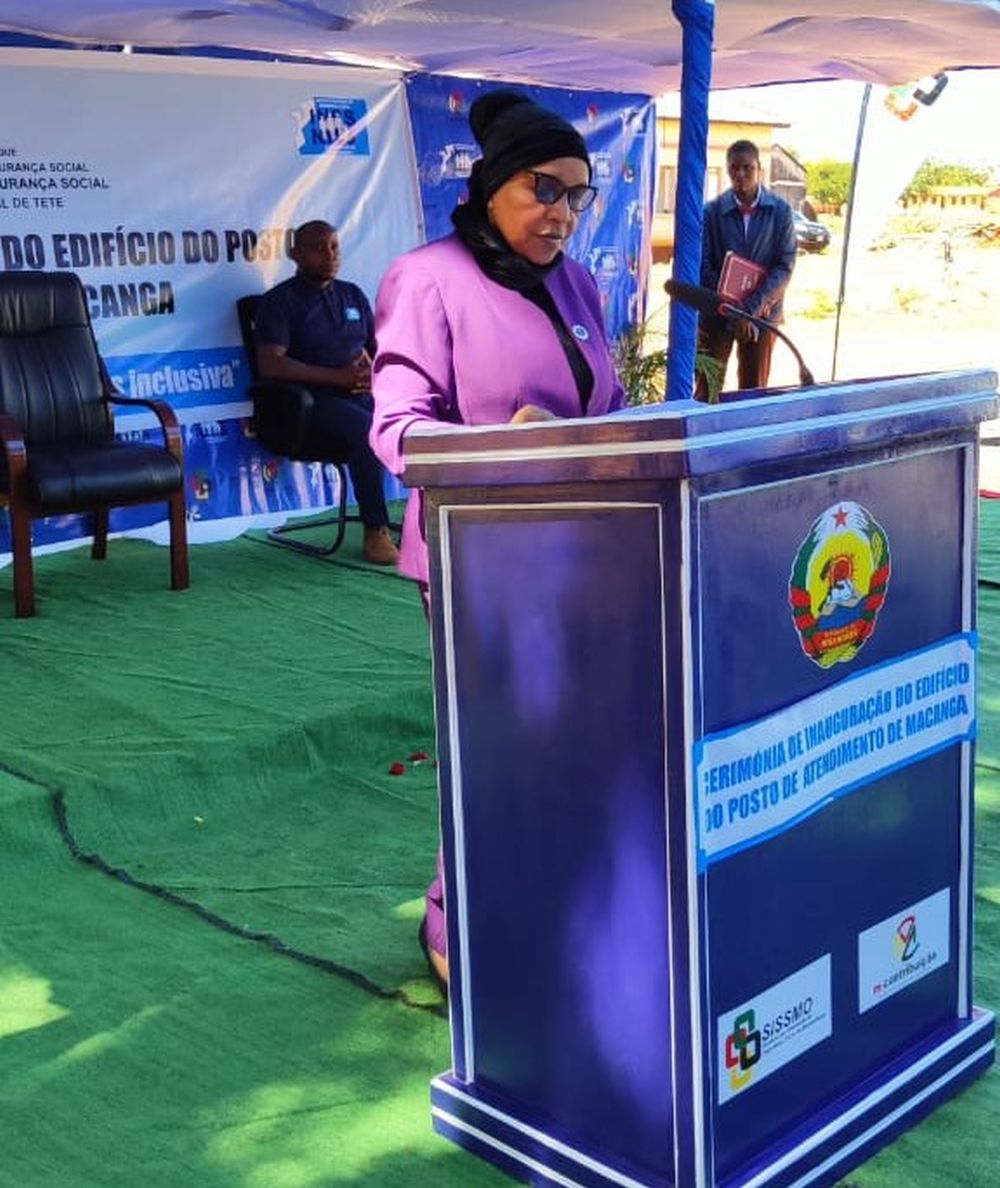 Macanga inaugura edifício da segurança social – INSS – Instituto ...